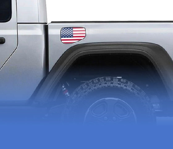 Blackout Flag Gas Cap Decal for JT or Gladiator – Under The Sun Inserts