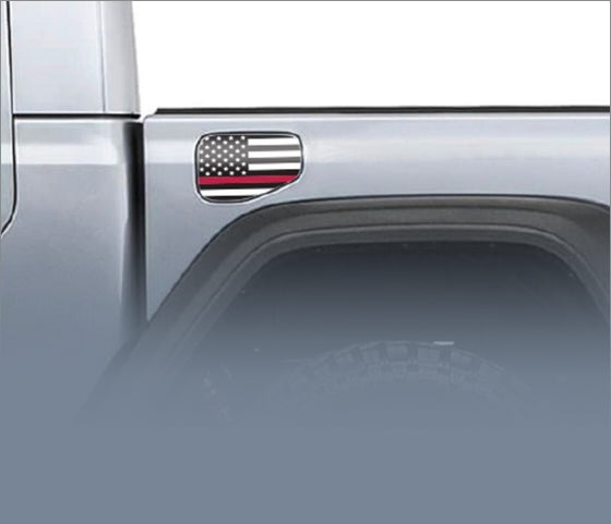 Blackout Flag Gas Cap Decal for JT or Gladiator – Under The Sun Inserts